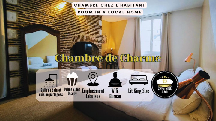 Chambre Privée Chez L'habitant Confort Charme Hypercentre - Troyes