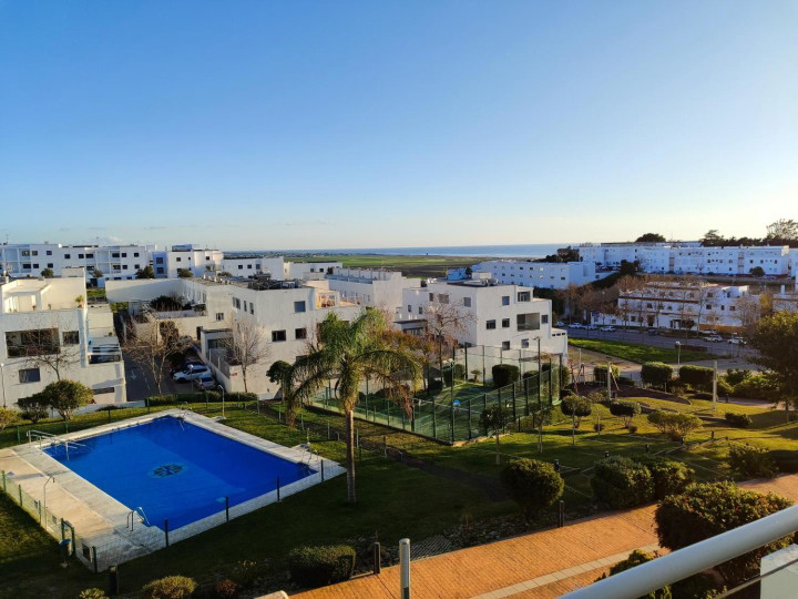 Apartamentovistasconil, áTico Con Piscina, Jardín, Pista De Pádel Y Solárium - Conil de la Frontera