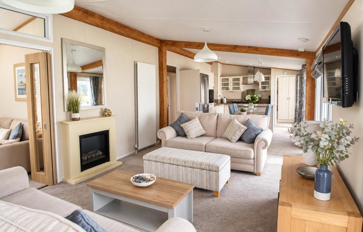 Luxury Lodge With Peaceful Pond View At Southview - Lincolnshire