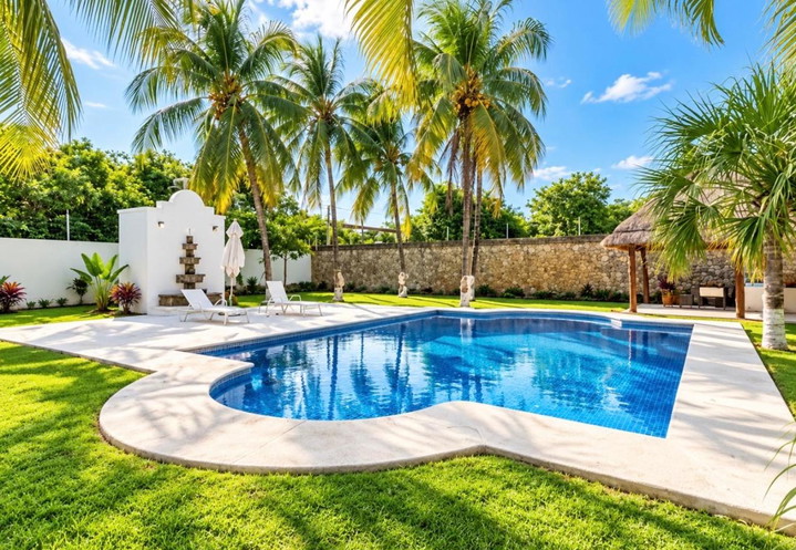 Hermosa Hacienda Con Cenote Y Alberca Privada - Cancún