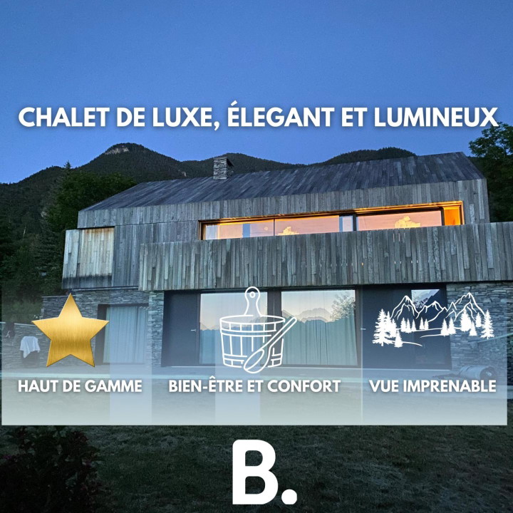 ÉLégant Chalet Contemporain - Sauna - Piscine -10p - Guillestre