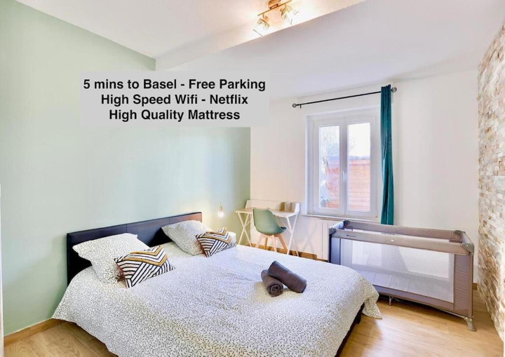 5 Mins To Basel - Private Parking Space - Fully Renovated - Alsace