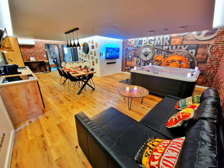 Loft & Spa-6 Pers-jacuzzi-parking-jardin-clim-colmar - Ribeauvillé