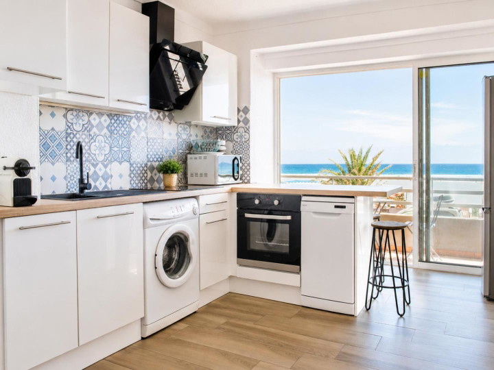 "Plage" Splendide Vue Mer Depuis La Chambre Et Le Salon Cuisine, 20m De La Plage! - Torreilles