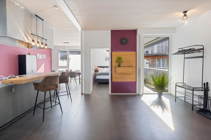 Casa Milla-zentrales, Modernes Loft In Langenthal -Am Fluss Mit Balkon, Parkplatz Und Grosser Küche - Switzerland
