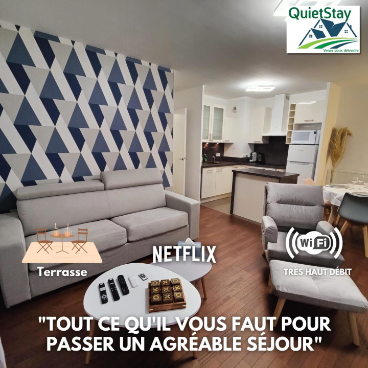 Quietstay 20' Paris, Connected Home Avec Terrasse - Versailles