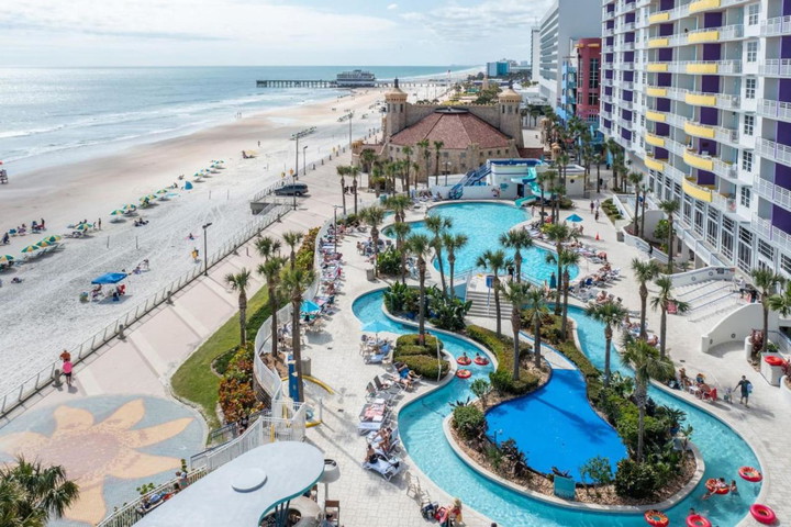 Oceanfront Bliss 2 Br Retreat With Direct Ocean Front Balcony At The Wyndham Ocean Walk Resort - Ormond Beach, FL