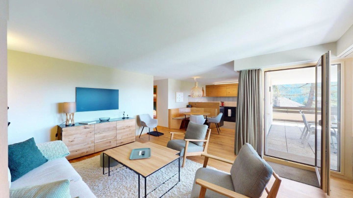 Stylish Family Apartment With Fireplace - Valbella