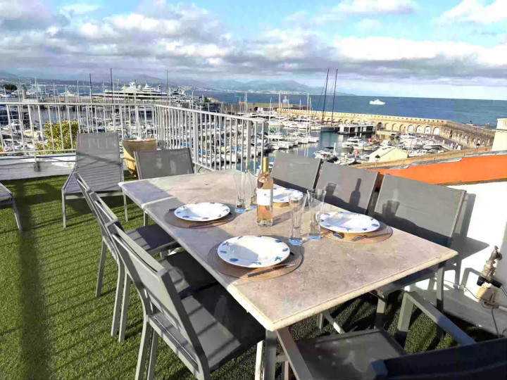 Port Rivage - House With Panoramic Roof Terrace - Antibes