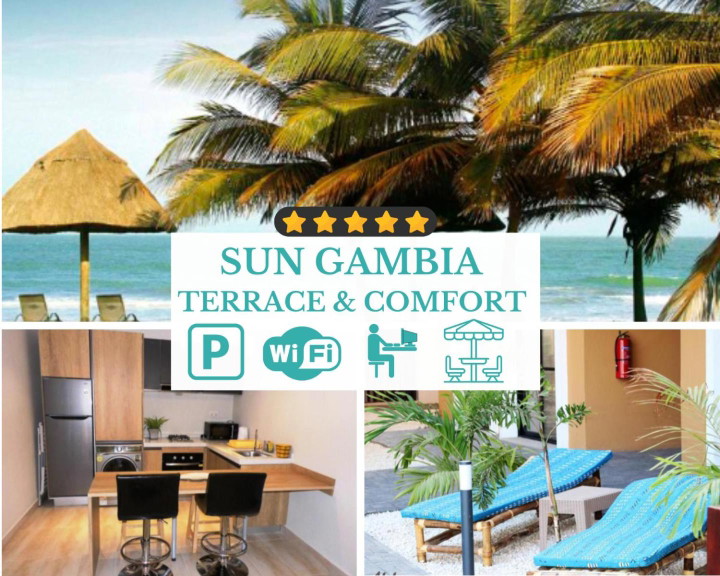 Sun Gambia Apartment - Terrace - Pool - Air Conditioner & Parking - 300m From Senegambia Beach - Special Offer Now - Gambia