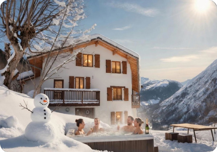Chalet Broski - Spacious Chalet With Hot Tub, Sauna & Bbq - Aime