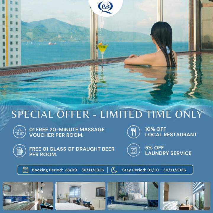 Sofiana My Khe Hotel & Spa - Rooftop Pool Bar- Free 01 Draught Beer And 20-minute Spa Per Room - Da Nang