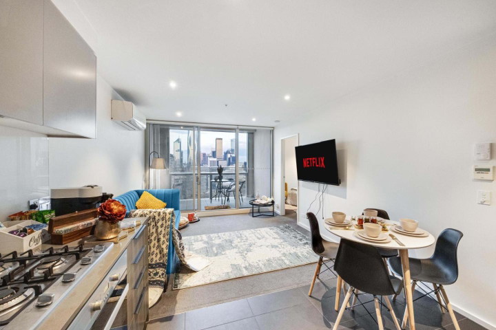 Waterfront Apt With Pool & Views Free Onsite Parking Gym Library - Melbourne