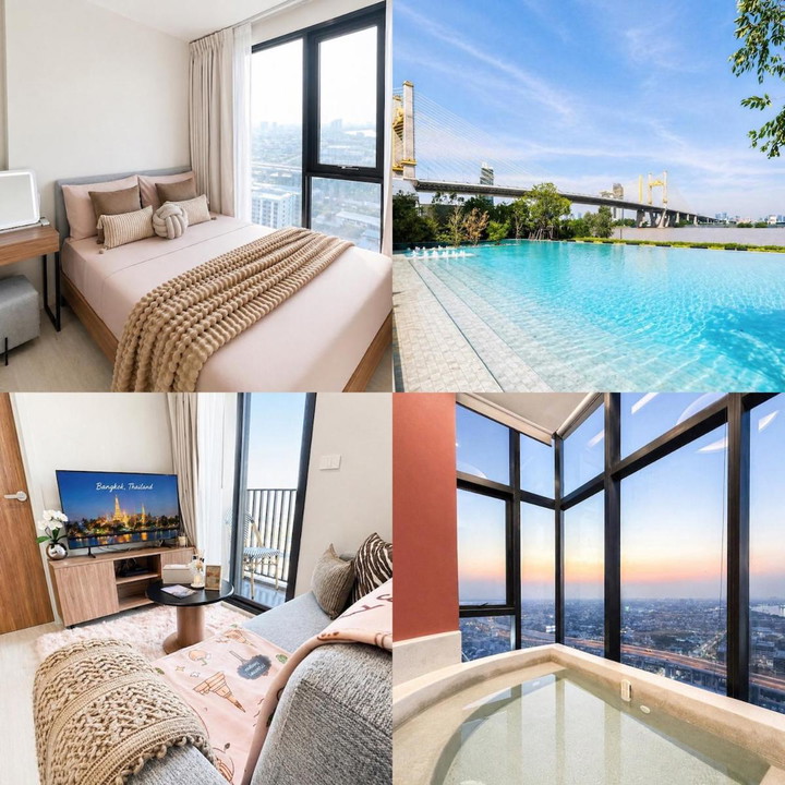 Luxury Riverside Condo With Riverside Pool - Bangkok