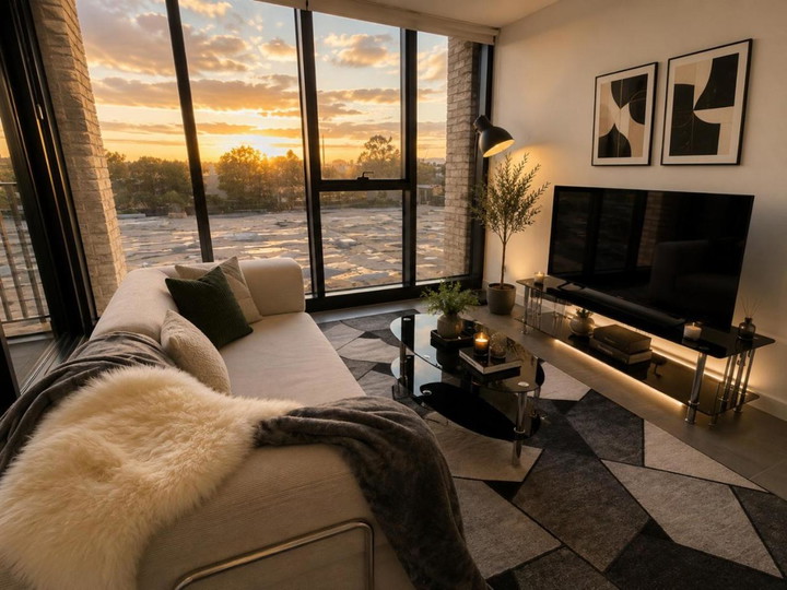 Luxurious Stylish Courtyard View Near Olympic Park - Parramatta