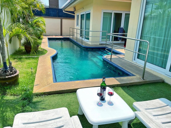 2 Br Villa With Private Swimming Pool And Jacuzzi 350m From Beach - Pattaya