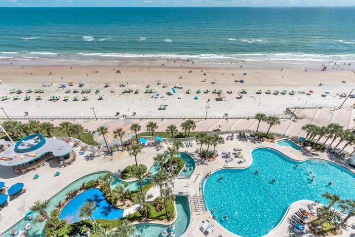 All New Remodel And Refurnished- Stunning Oceanfront 1 Br -New Listing- At Wyndham Ocean Walk - Daytona Beach, FL