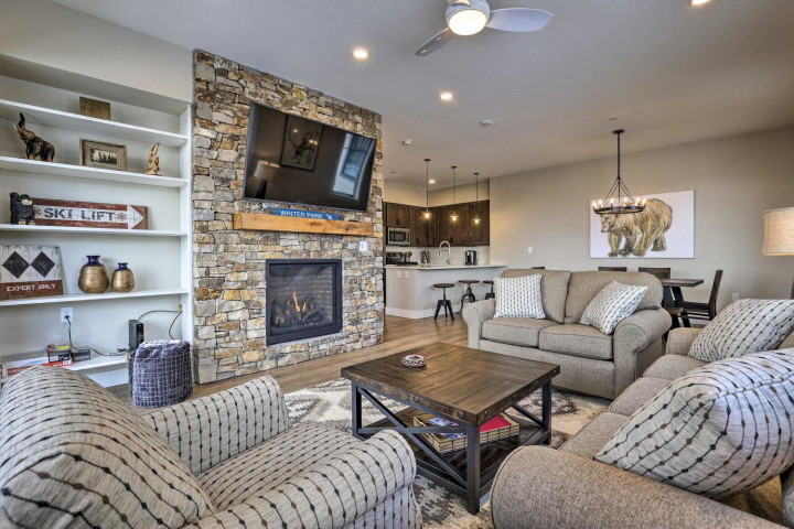 Newly Built Ski Condo W/ Hot Tub & Shuttle Access! - 溫特帕克
