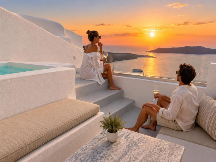 S For Santorini Unique Suites- Volcano, Sunset & Caldera View! - Santorini