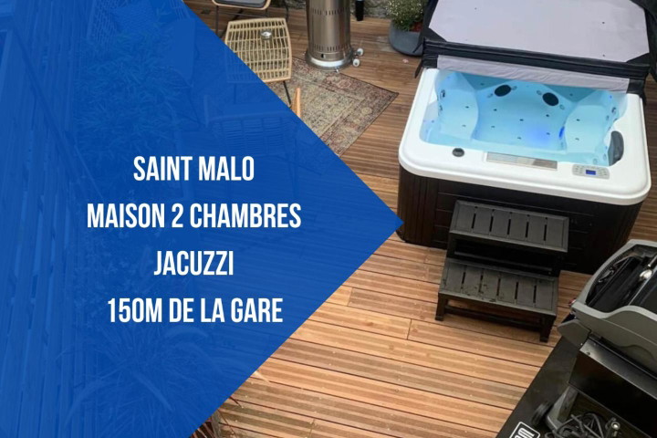 Saint Malo - Jolie Maison Avec Jacuzzi 150m Gare - Saint-Malo