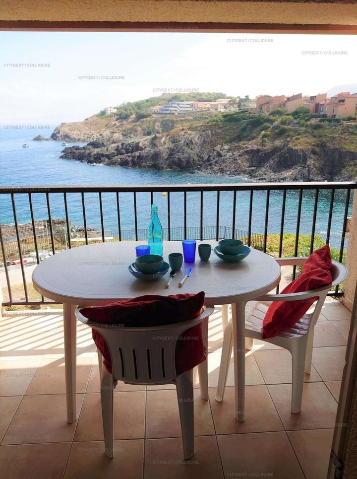4rb71 - Appartement F2 Mezzanine Avec Vue Mer - Collioure