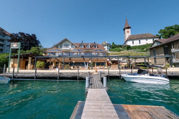 Haus Am See Lakefront Rooms On Lake Thun Self Check-in Digital Reception - Spiez