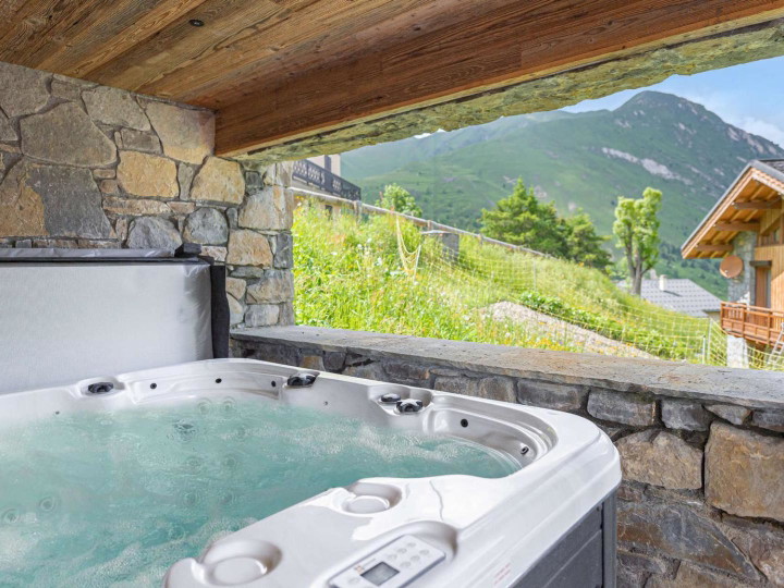Chalet Avec Jacuzzi Et Sauna Près De Saint Martin - Frankreich