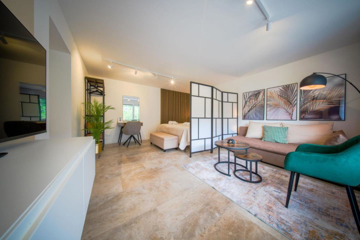 Kurpark Apartment, Schwimmbad, Sauna, Terrasse - Bad Wildbad