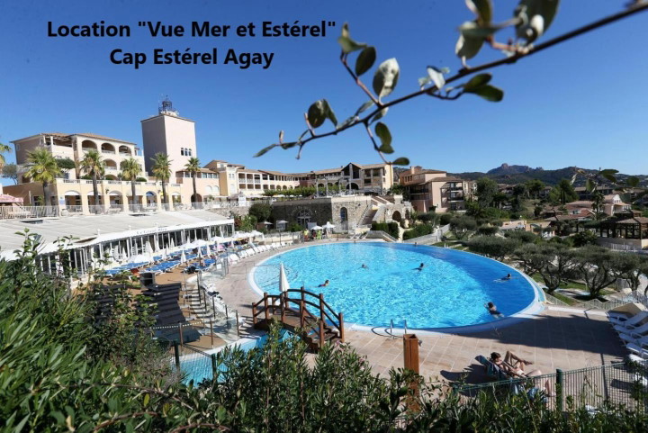 "Location Vue Mer Esterel", Cap Estérel Agay-saint Raphaël, T2, Piscines, Parking, Wifi - Cap Estérel