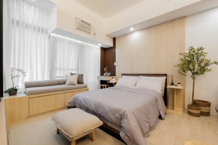 Eastwood City Cozy Designer Studio Long Stay Friendly Walk To Mall - Taytay