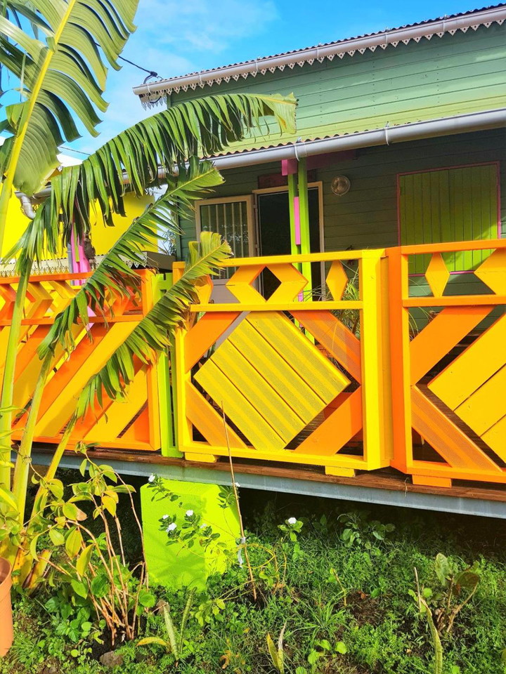 Le Ti Citron Vert - Baignoire à Ciel Ouvert Et Refuge Coloré - - Saint-Leu