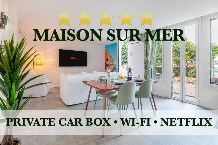 Maison Sur Mer - Garage & Jardin - Menton