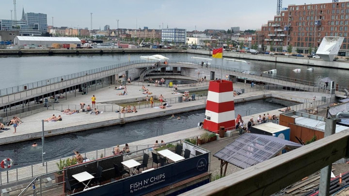Apartment Directly To Seafront Of Bassin 7 With Big Balcony And Free Parking - Aarhus