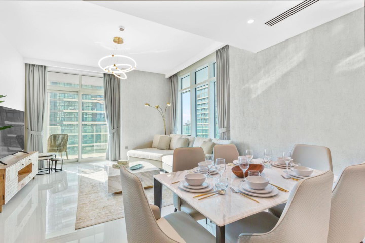 Tropical Home W Private Beach In Emaar Beachfront - Dubai