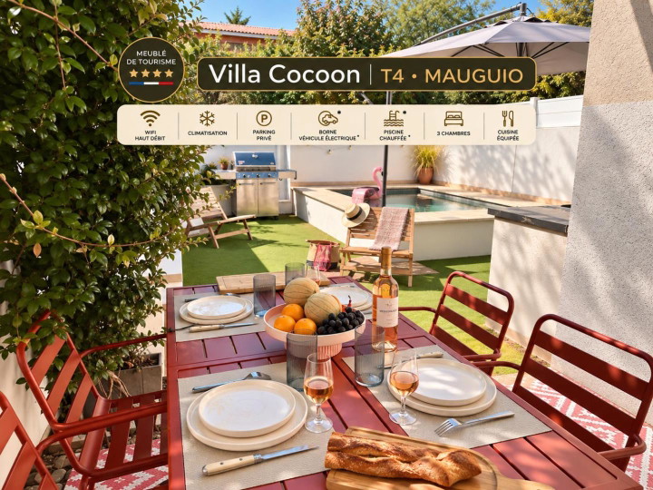 Villa Cocoon Avec Piscine Privée - Proche Plages & Montpellier - Carnon