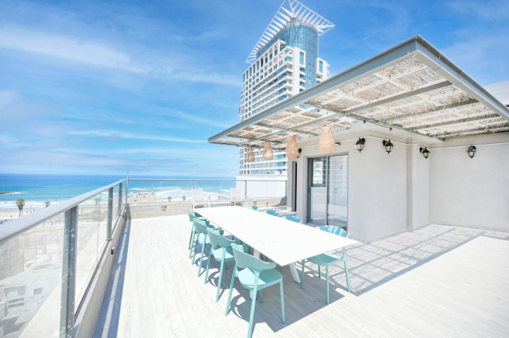 Glam 4br Overlooking Banana Beach By Holyguest - Tel Aviv-Yafo