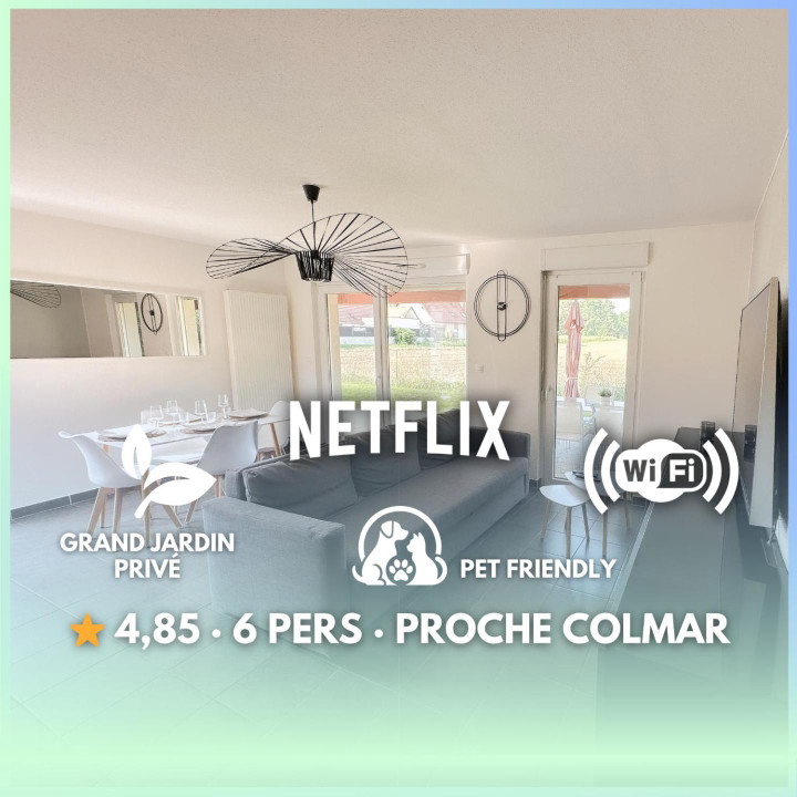 Le Jardin Secret I Jardin Privé I Pet Friendly I Proche Colmar - Riquewihr