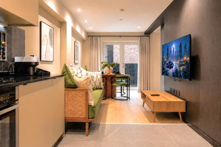 Stylish 1br Aptment I Balcony I Sleeps 3 - City - Manchester Airport (MAN)