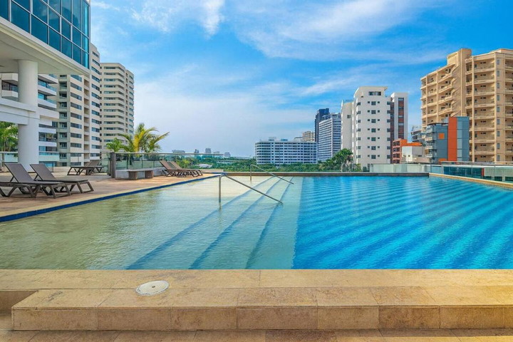 Apartamento A Pasos Del Mar Y Centro Cartagena, Piscina,sauna,turco,wifi & Aeropuerto - Cartagena