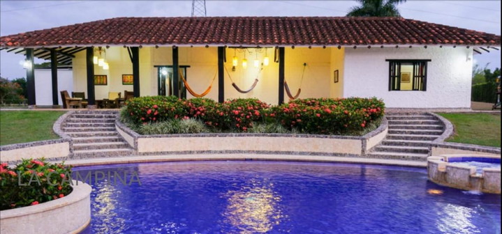 Casa Campestre La Campiña La Victoria Valle Del Cauca Espacio Completo - La Victoria, Colombia