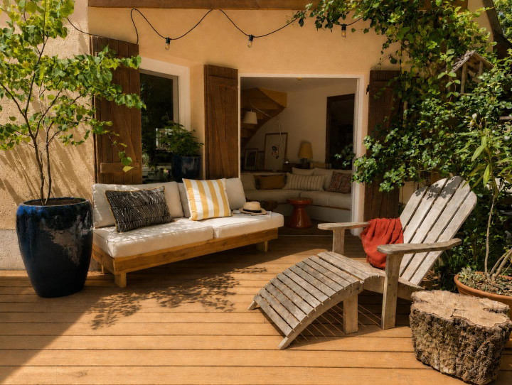 Cottage En Forêt Avec Terrasse Et Vue Sur Le Golf St Laurent - Erdeven