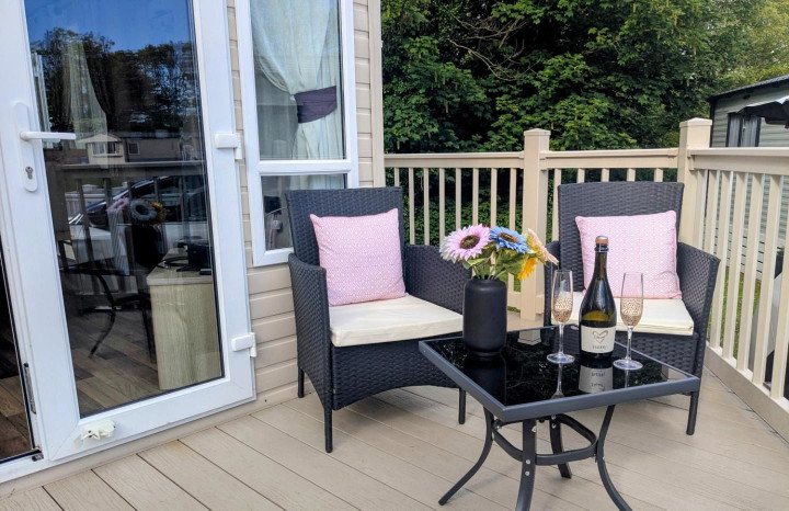 63 The Lea With Decking Trevella Holiday Park - Newquay