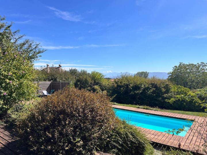 Chambre De Charme Dans Un Chalet Avec Vue Sur Les Alpes Et Piscine - Geneva