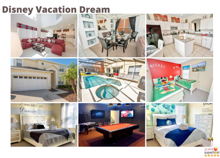 Disney Dream With Hot Tub, Pool, Xbox, Games Room, Lakeview, 10 Min To Disney, Clubhouse - Kissimmee, FL