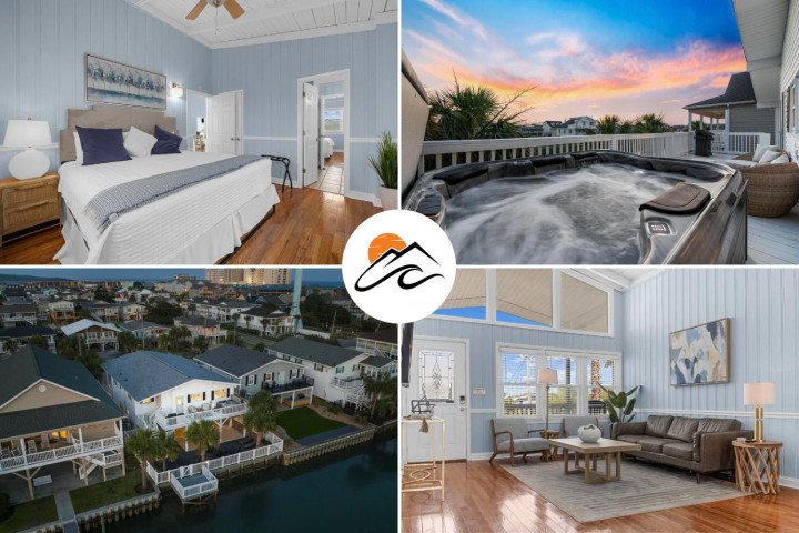 Channel Vibes | 5br Waterfront Home W/ Hot Tub - Sunset Beach, NC