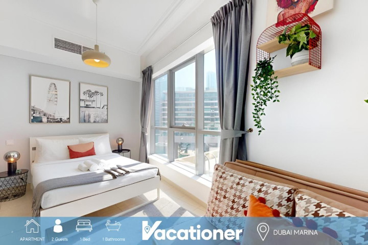 Vacationer Holiday Homes L Spacious Studio In Marina L Bay Central Tower 2 - Dubai Marina