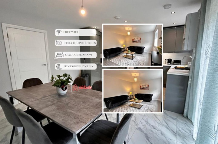 Spacious 4 Bedroom House For 8 Guests Ideal For Families And Contractors, Wifi And Free Parking - Farnham
