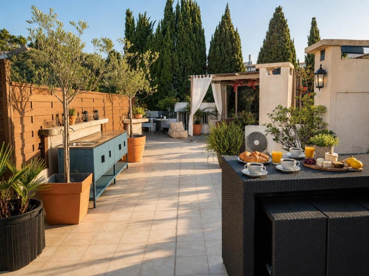 Touchlux Apartments -300m Rooftop Penthouse & Designer Apartment-cannes - Antibes