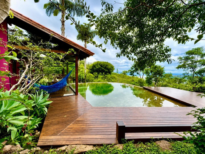 Casa Rosa - Paraíso Na Natureza Piscina Natural, Wi-fi - 25 Minutos Do Centro - Brasília