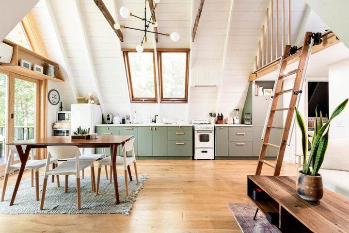Modern A-frame Cabin With Loft, Firepit And Grill - Catskill, NY